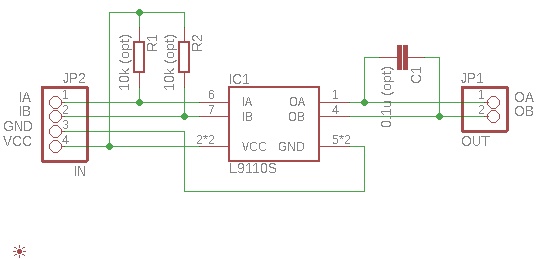 H-Bridge L9110 – Schematic | brichacek.net